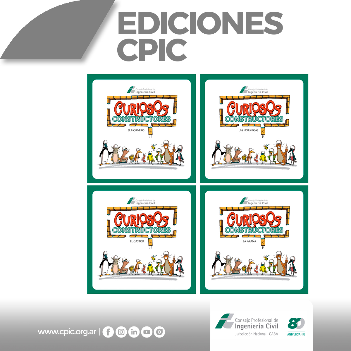 Colección CPIC «Curiosos Constructores» – CPIC