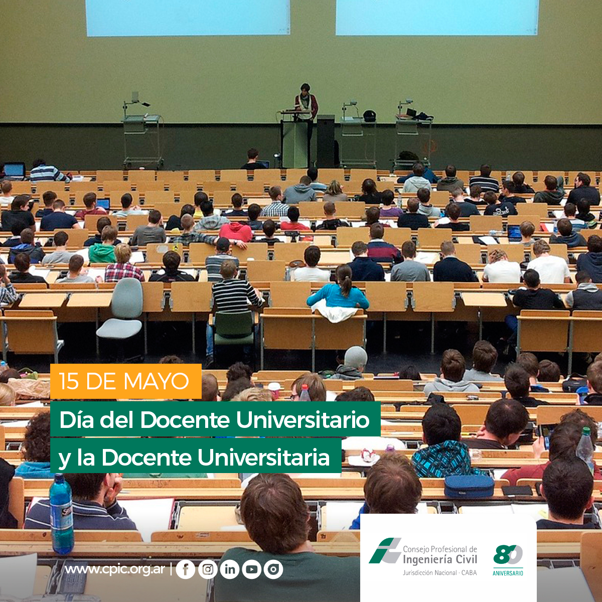 15 de mayo: Día del Docente Universitario y la Docente Universitaria – CPIC