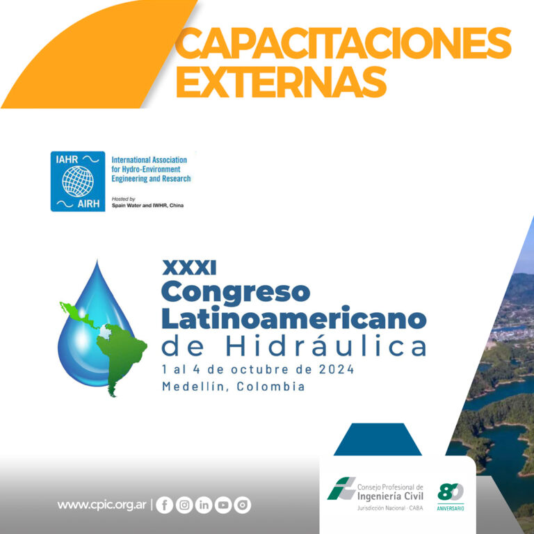 XXXI Congreso Latinoamericano de Hidráulica 2024 – CPIC