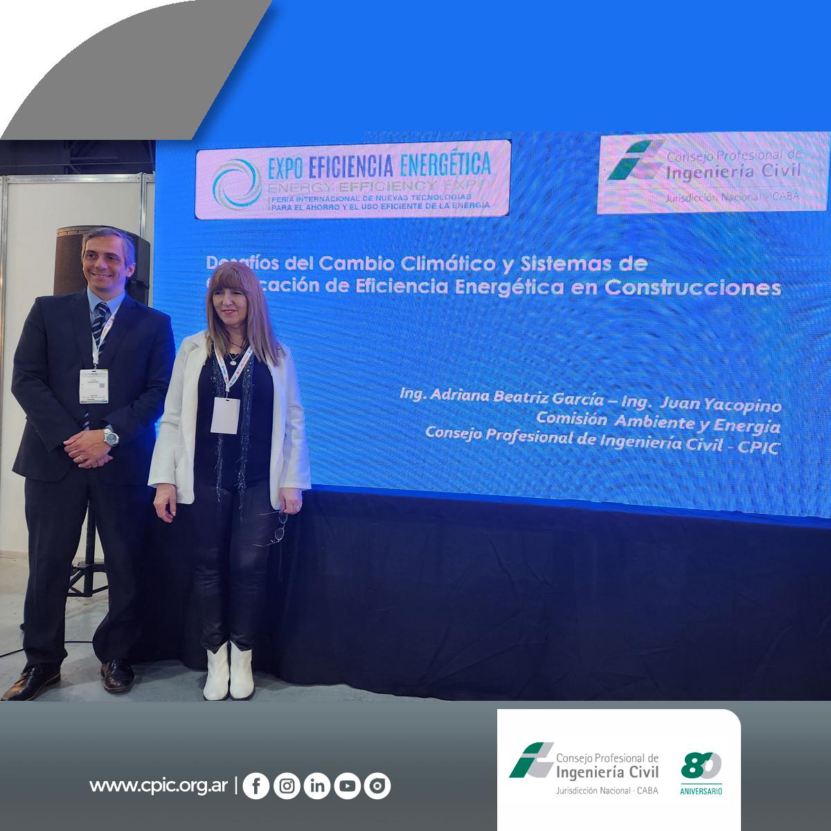 Presentación del CPIC en la ExpoEficiencia Energética Argentina 2024 – CPIC